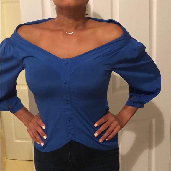 bebe | Tops | Bebe Blouse That Can Be Worn Multiple Ways | Poshmark